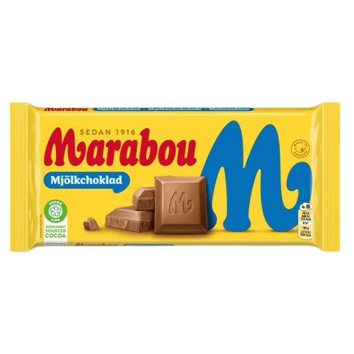 Marabou Milk Chocolate Bar 160g - Buy Online | SwedishCandyNow